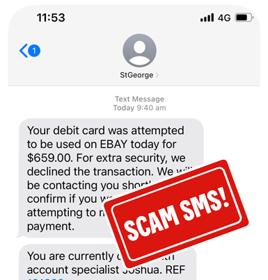 Latest Scams and alerts update, security centre | St.George Bank