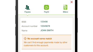 Verify with Confirmation of Payee | St.George Bank